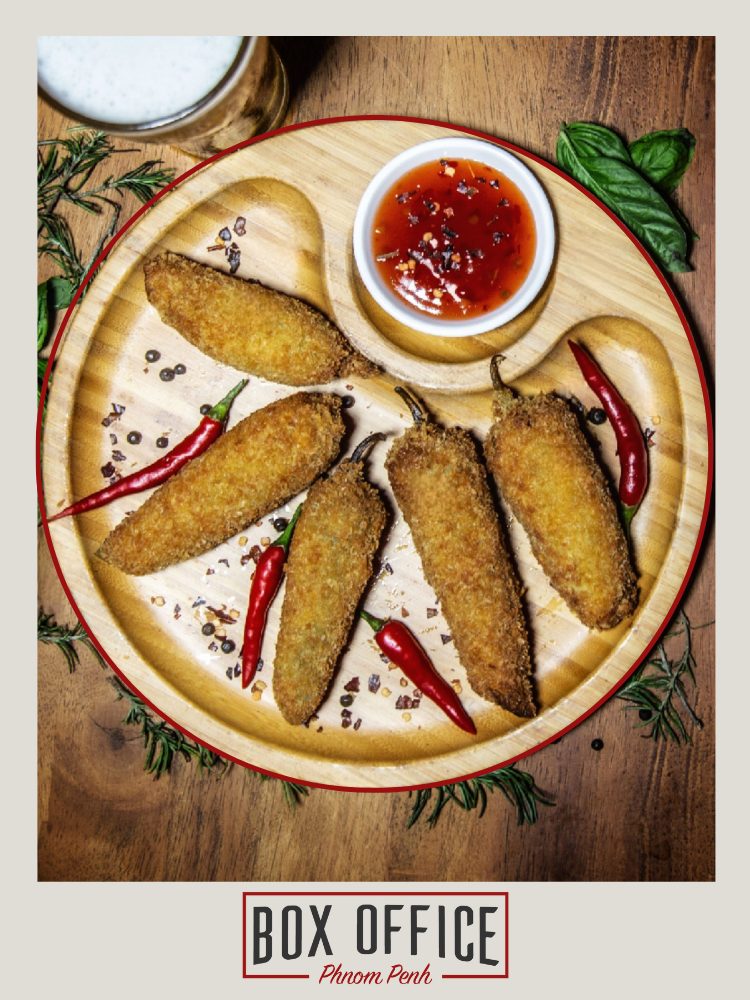 Meaty Jalapeño Poppers - The Box Office Phnom Penh