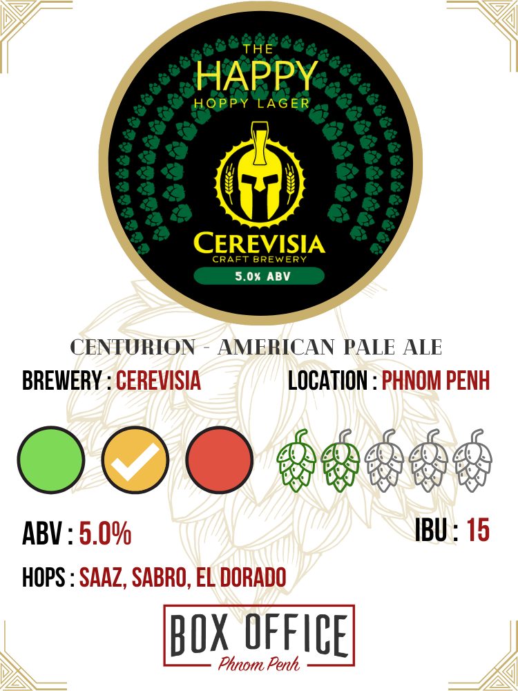 BOTANICO – THE HAPPY HOPPY – LAGER - The Box Office Phnom Penh